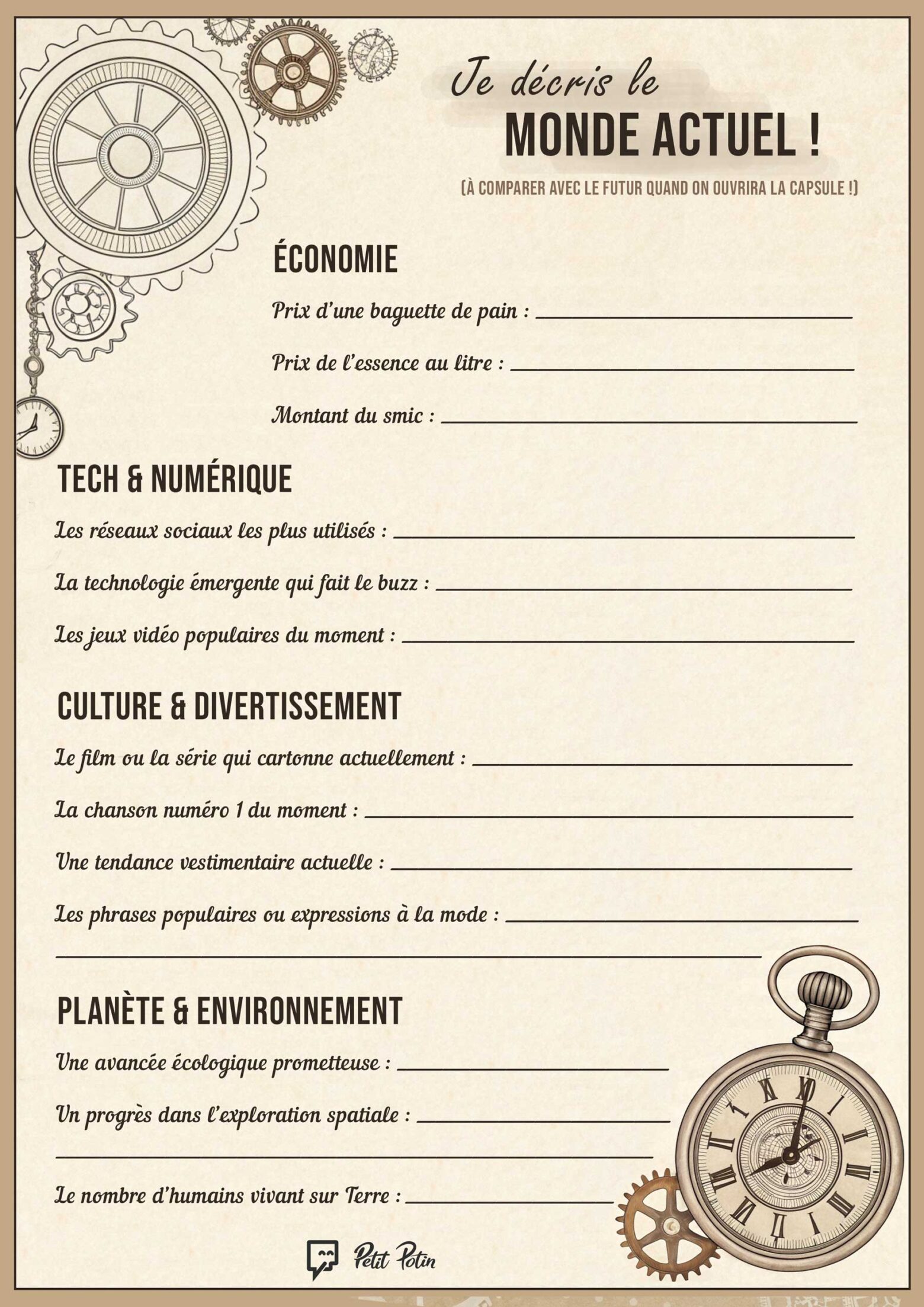 Créer une capsule temporelle familiale : souvenirs et messages pour le ...